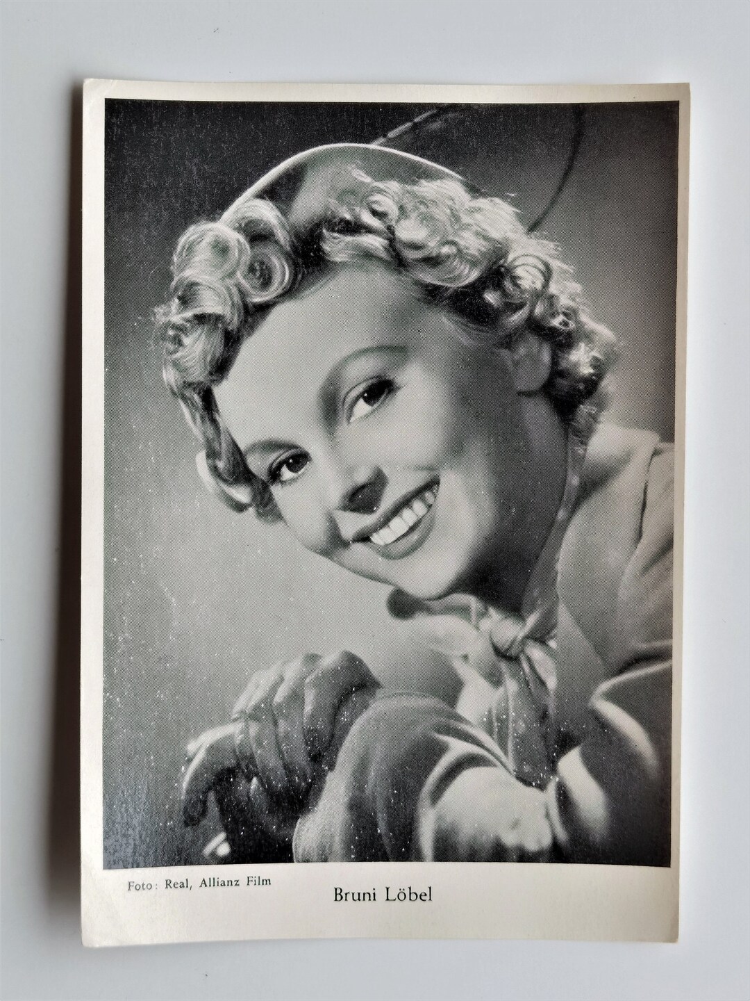 2 Autograph Cards Bruni Löbel 1950s Private Sale - Etsy