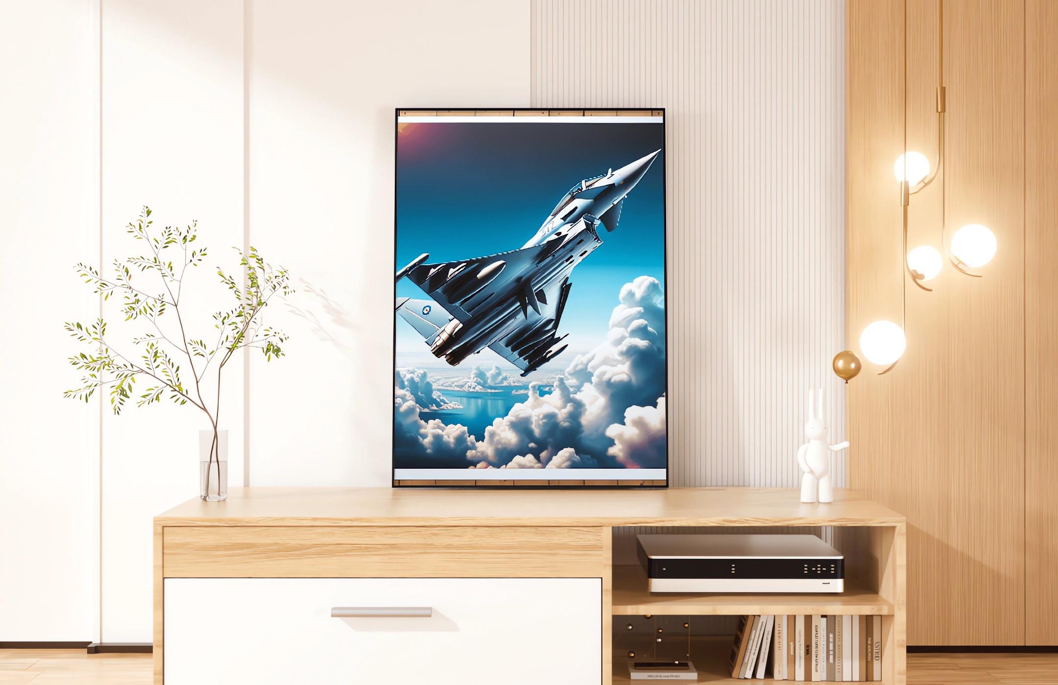 Eurofighter Typhoon Poster - Stunning Aviation Art Print of Fighter Jet ...