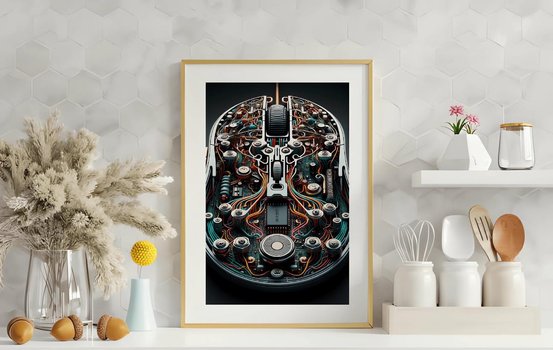 Poster of Computer Mouse Interior Design Explore the Intricate ...
