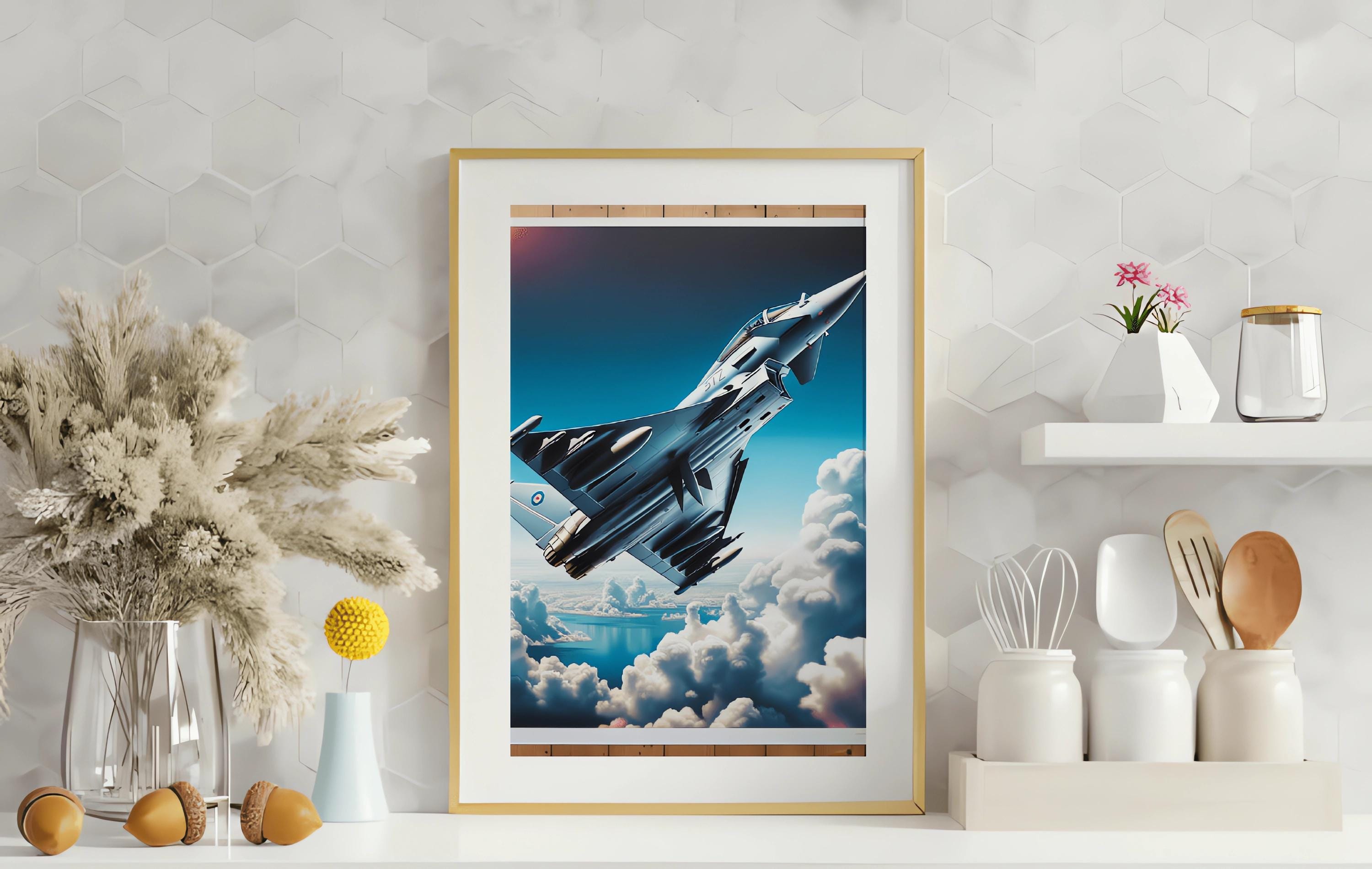 Eurofighter Typhoon Poster - Stunning Aviation Art Print of Fighter Jet ...