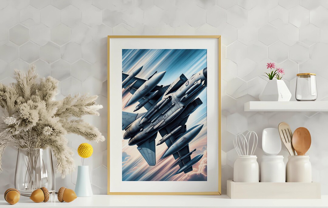 Stunning Panavia Tornado Poster Multirole Fighter Jet Wall Art ...