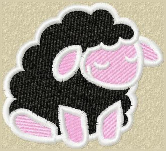Black Sheep Appliqué Gothic Emo Punk New - Etsy