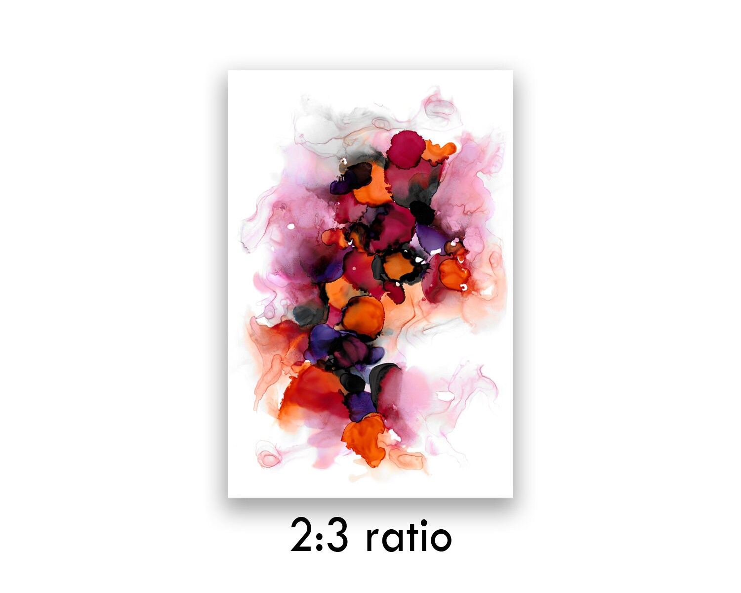 Alcohol Ink Printable, Painting to Print Downloadable Wall Art, Home ...