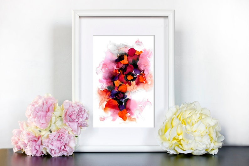 Alcohol Ink Printable, Painting to Print Downloadable Wall Art, Home ...