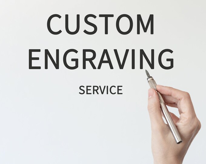 Laser Engraving Service for Jewelry Monograms, Initials, Names, Dates ...