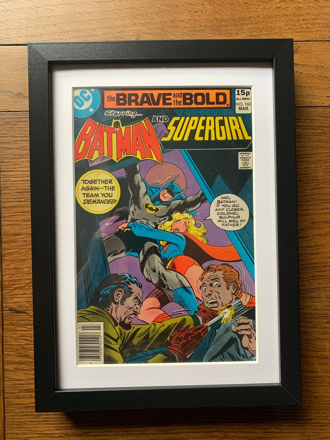 Vintage Superhero Comics DC MARVEL Framed Picture Real Comic - Etsy
