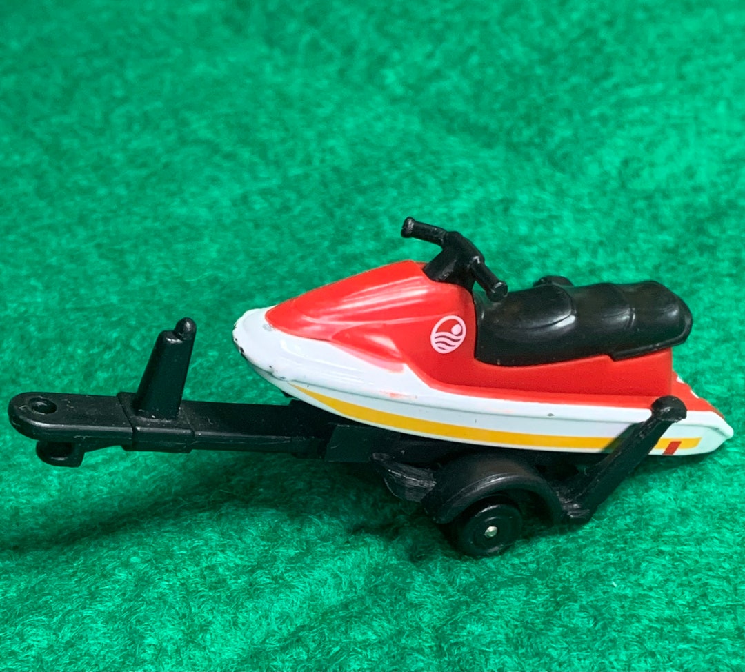 Vintage Matchbox Jet Ski and Trailer 1998 - Etsy