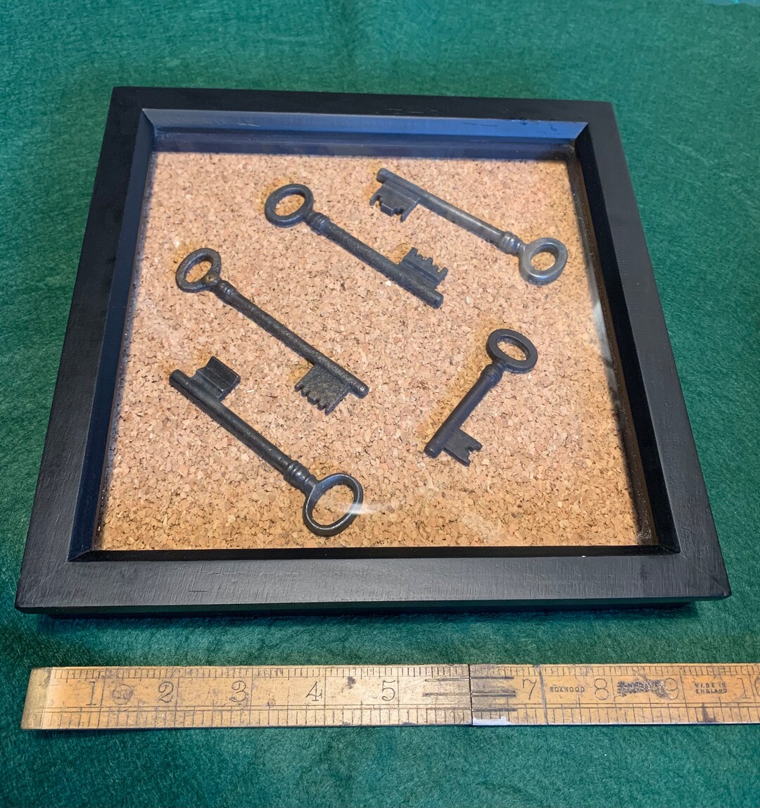 Vintage Keys Display Wall Picture Art - Etsy