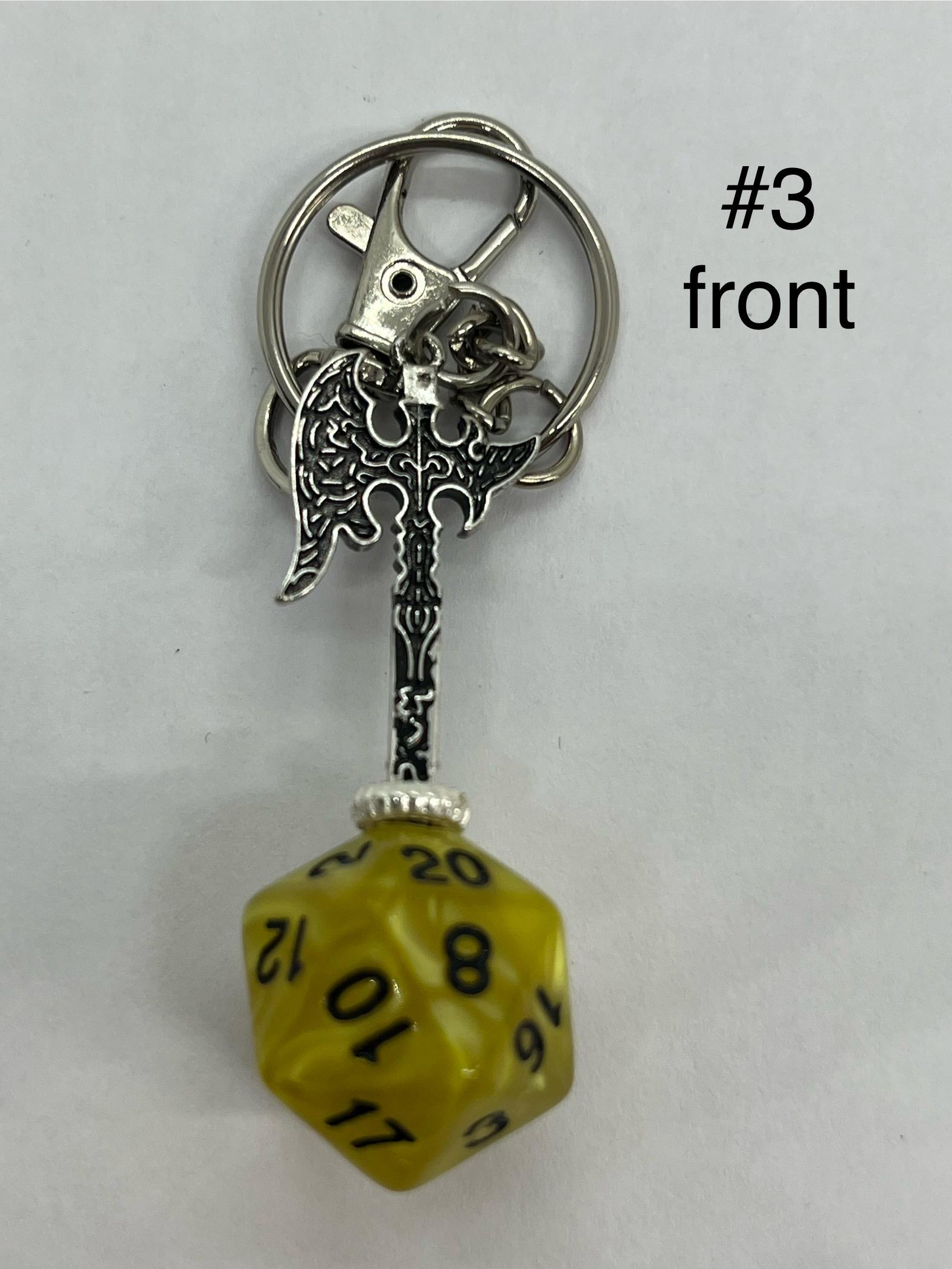 D20 Keychain Weapons - Etsy