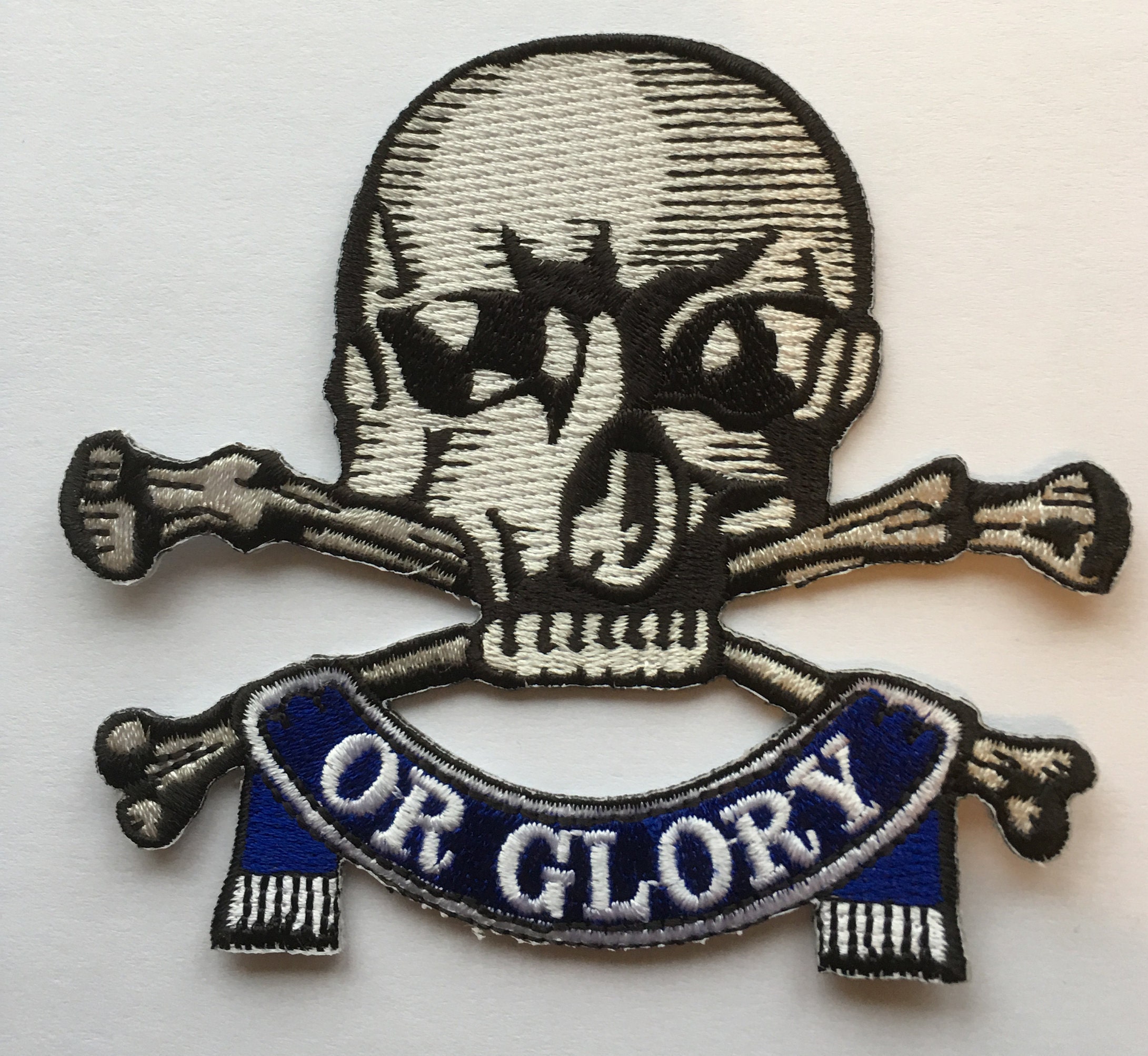 Death or Glory! Iron on Patch. Motto of the Queen's Royal Lancers ...