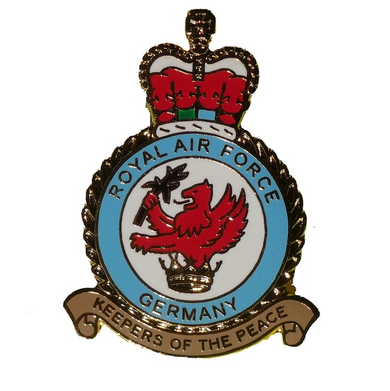 Royal Air Force Germany RAFG Pin Badge | Etsy