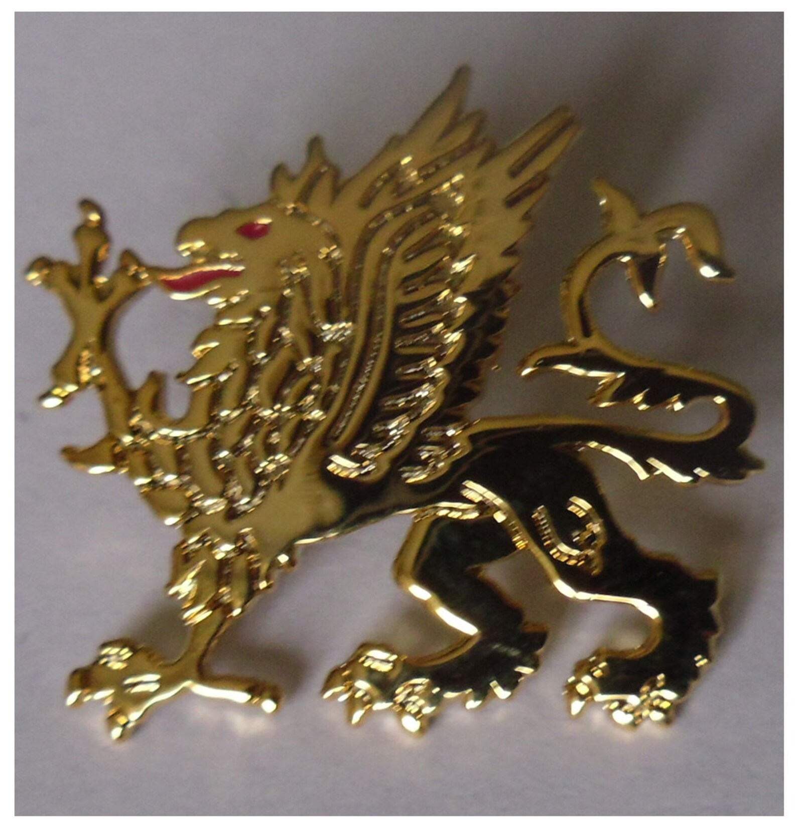 Cold Coloured Griffin Lapel Pin Badge - Etsy UK
