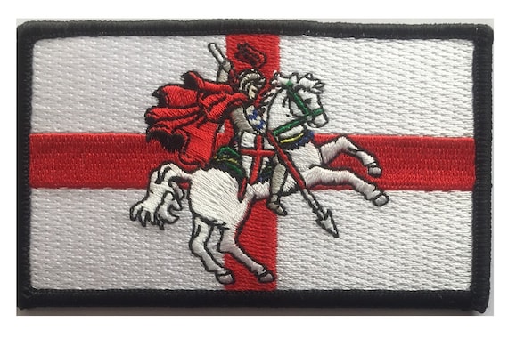 Stgeorge Patch Cross of St George Iron on Patch With | Etsy