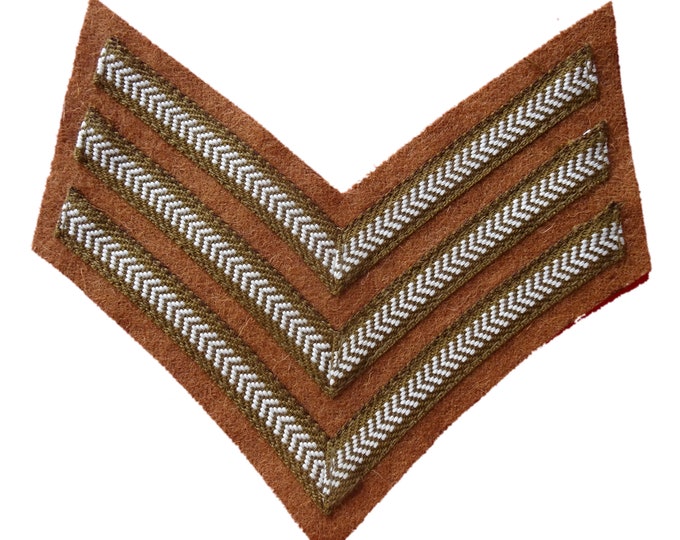 WWI/WWII Style British Army Sergeant Stripes - Etsy