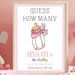 Guess How Many M&m's Are in the Baby Bottle - Baby Shower Game - Etsy