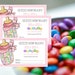 Guess How Many M&m's Are in the Baby Bottle - Baby Shower Game - Etsy