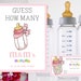 Guess How Many M&m's Are in the Baby Bottle - Baby Shower Game - Etsy