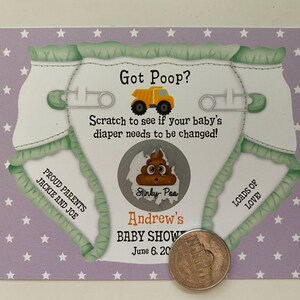 Got Poop Baby Shower Scratch off Game - Etsy UK