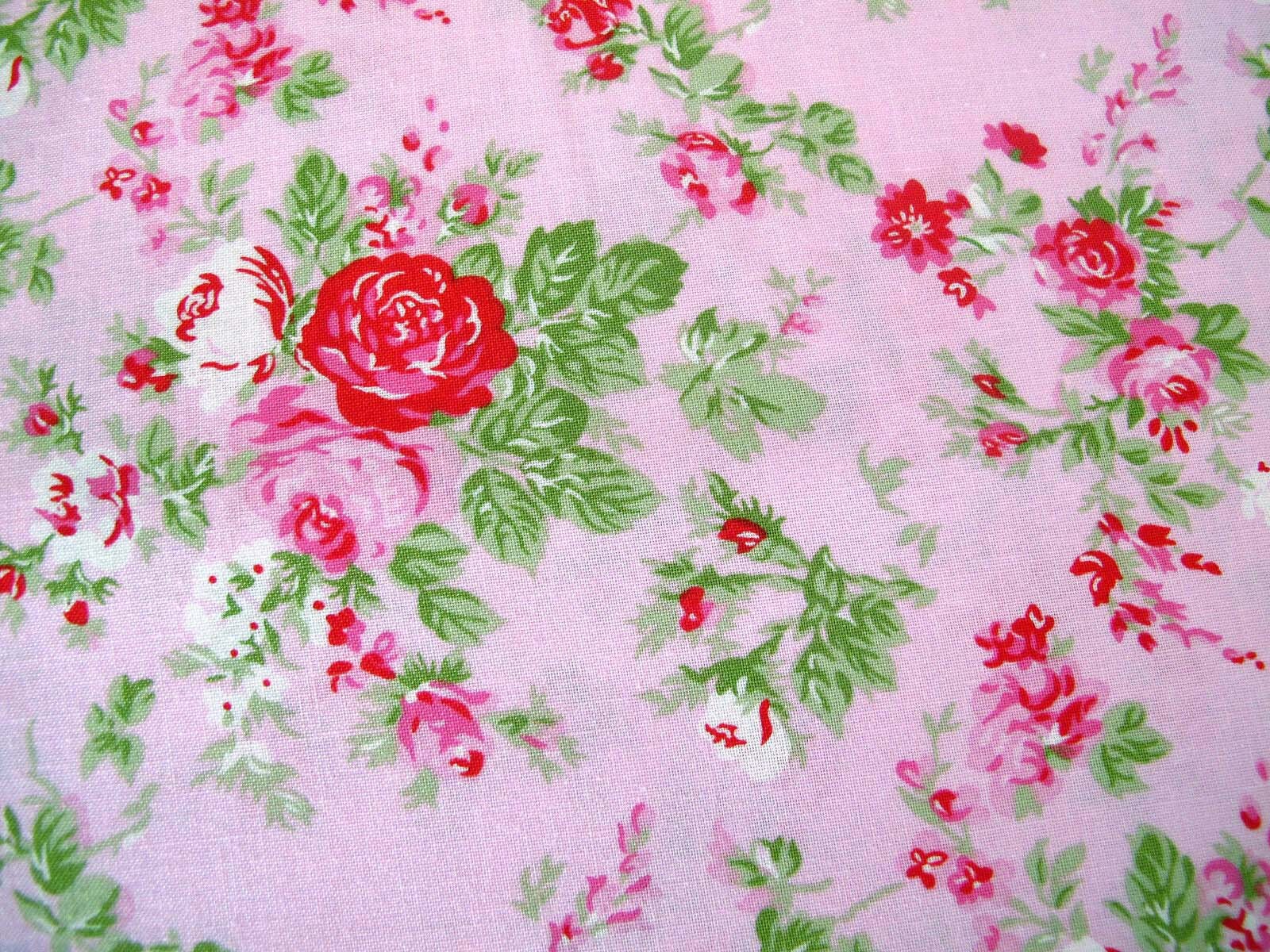 Craft Supplies & Tools Patchwork fabric roses Materials Jewelry ...