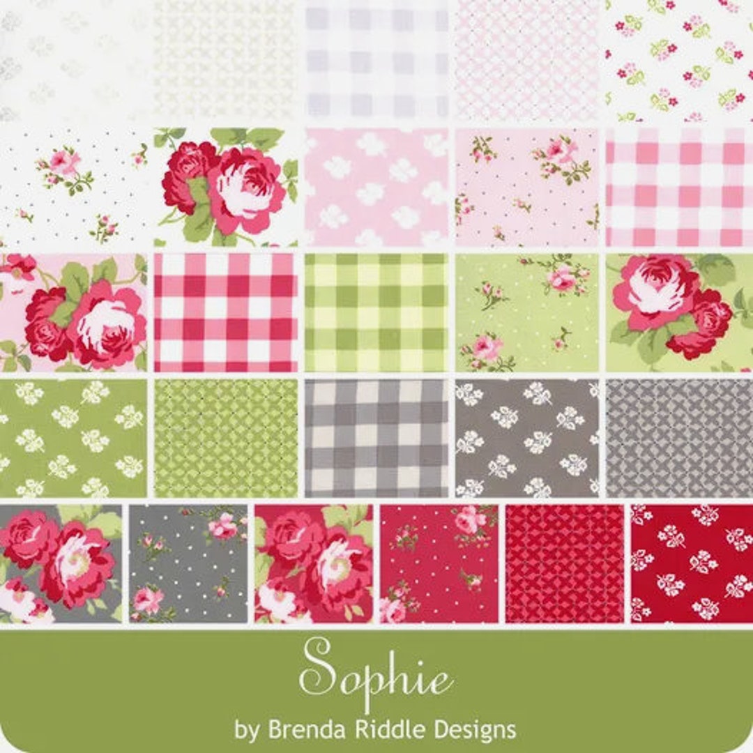 Fabric Package Layer Cake Roses Sophie - Etsy
