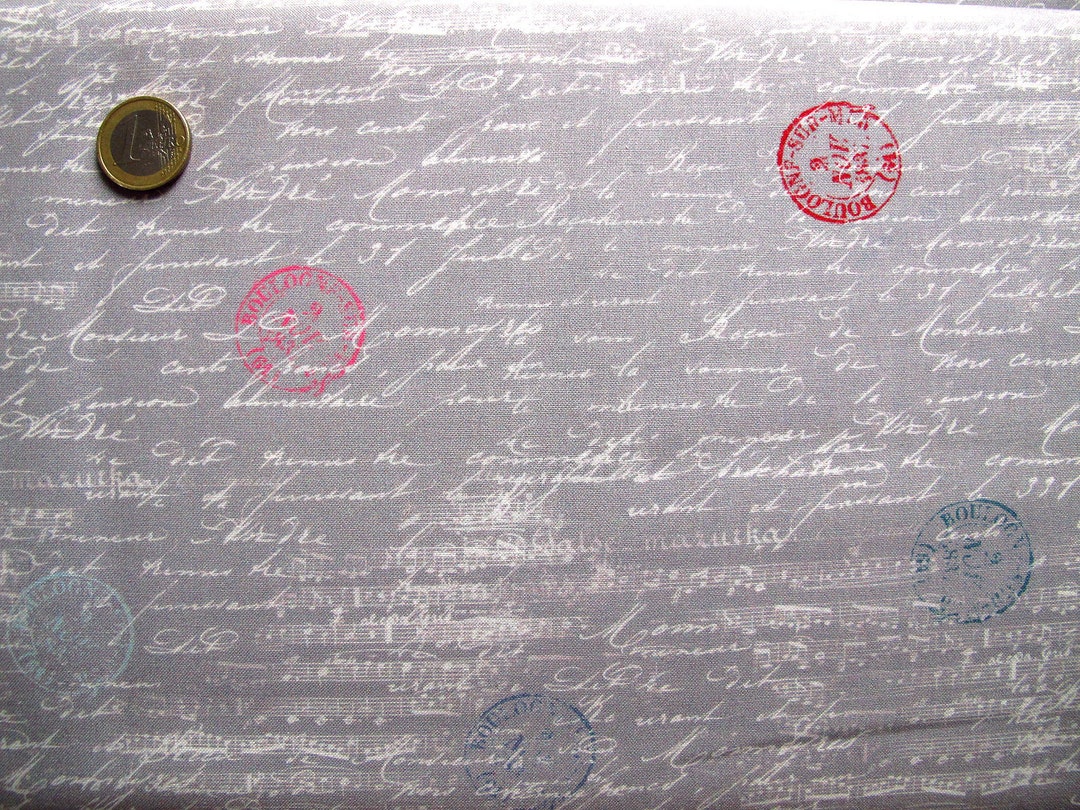 Writing, Notes, Fabric, Cotton - Etsy