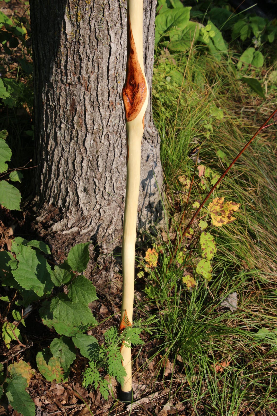 DIAMOND WILLOW Hiking/walking Stick With Carved Wood Spitit - Etsy