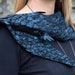 Felted Dark Sea Dragon Scarf/ Wool Stole Shaped Like Blue-green Winged ...