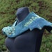 Felted Spotted Sea Dragon Scarf/ Wool Stole Shaped Like Blue-green ...