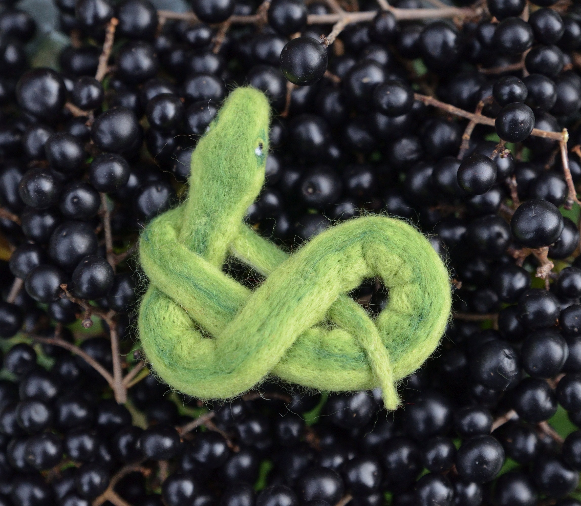 Python Snake Felted Brooch 1/ Felt Jewellery/ Animal Pin/ - Etsy