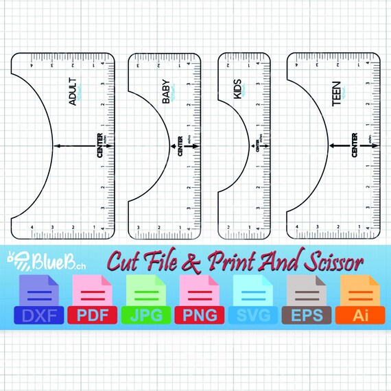T-shirt Alignment Tool Printable Print & Cut Version PDF - Etsy
