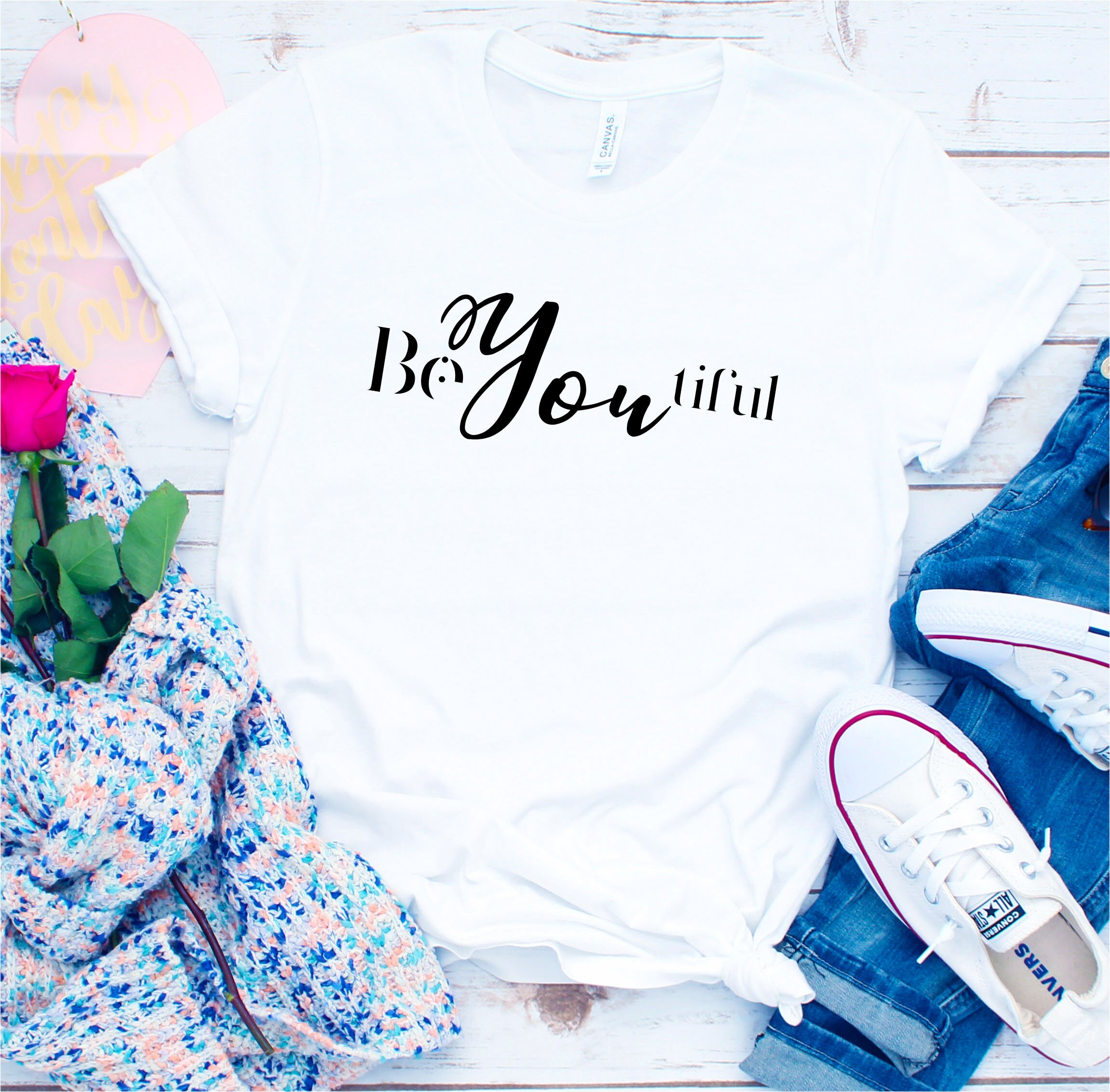 Beyoutiful Shirt Always Be Yourself Shirt Heaven Is - Etsy.de