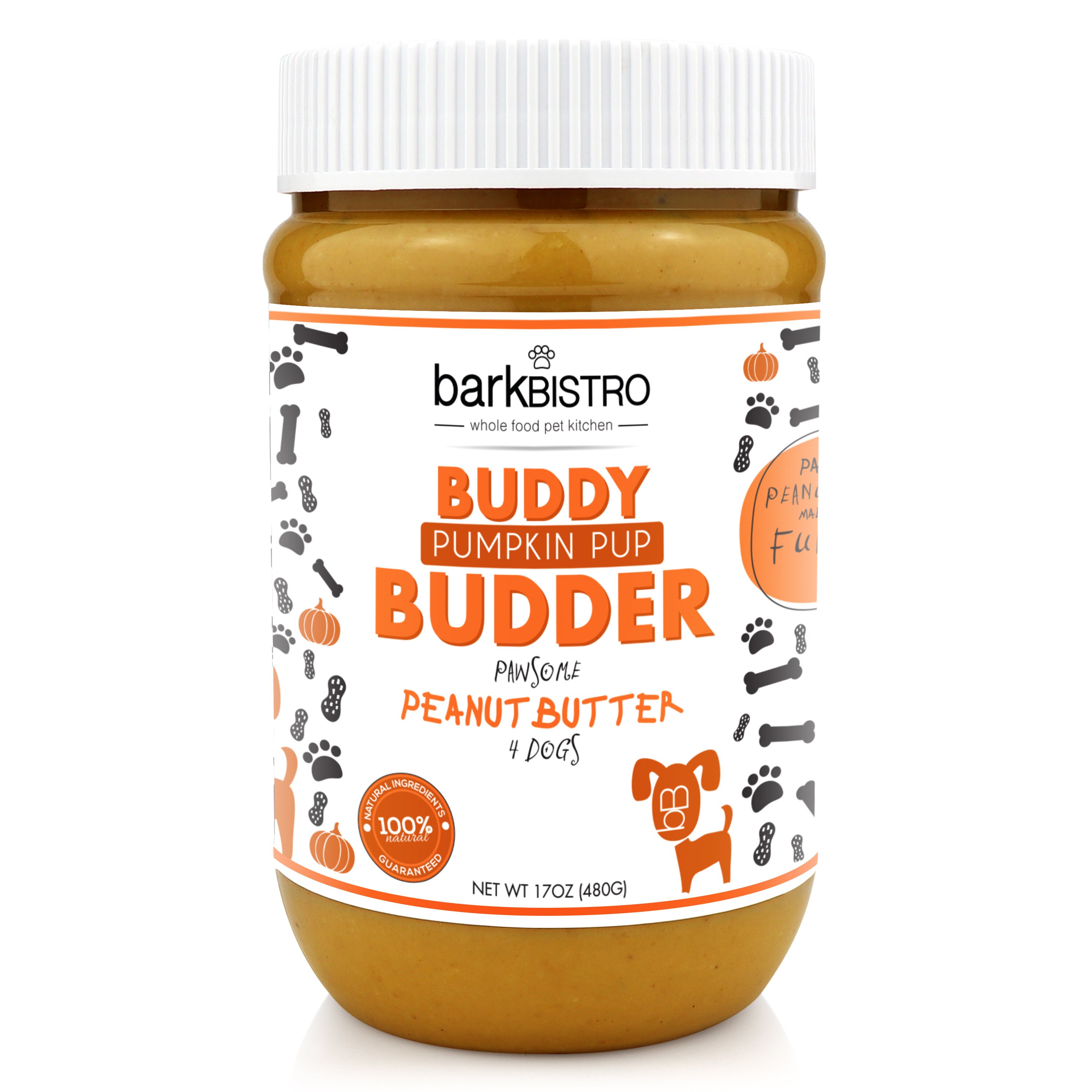Pumpkin Pup Buddy Budder 100% All Natural Dog Peanut Butter - Etsy UK