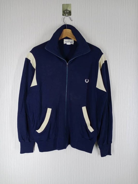 Rare!!! Vintage 80 Fred Perry X Ken Rosewall Sweater … - Gem