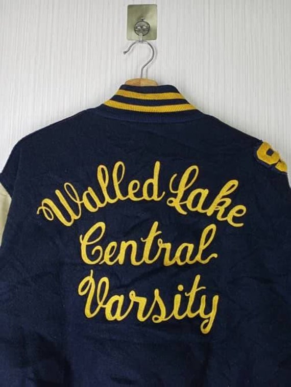 RARE!!! Vintage 90s Holloway Letterman Varsity Leathe… - Gem