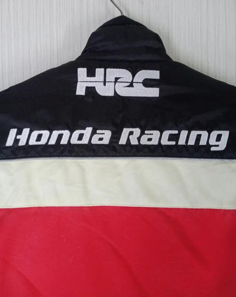 RARE!!! Vintage HRC Honda Racing Team Ridding Jacket Size L - Etsy