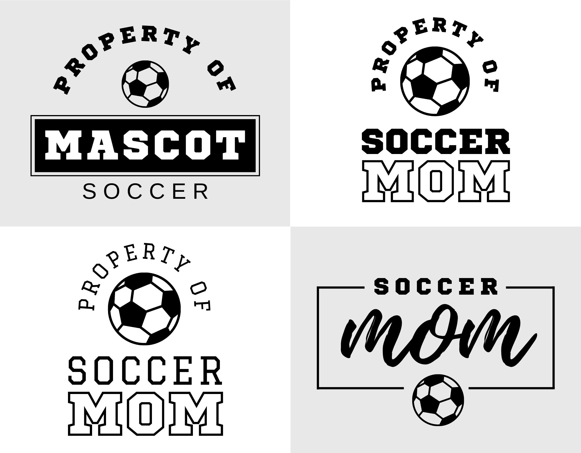 24 Pre-made Soccer Logo Templates for Canva - Editable Logos - Soccer ...