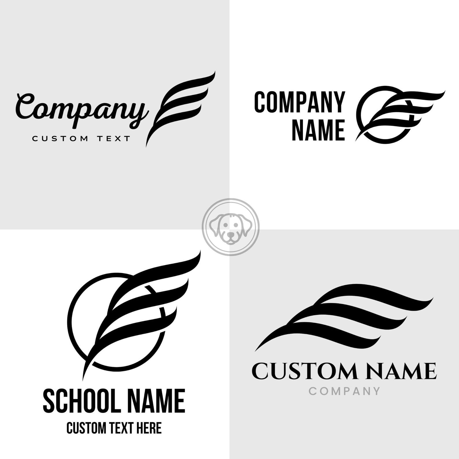 30 School Logos - Company Logos - School Uniform Logo - Business Logo ...