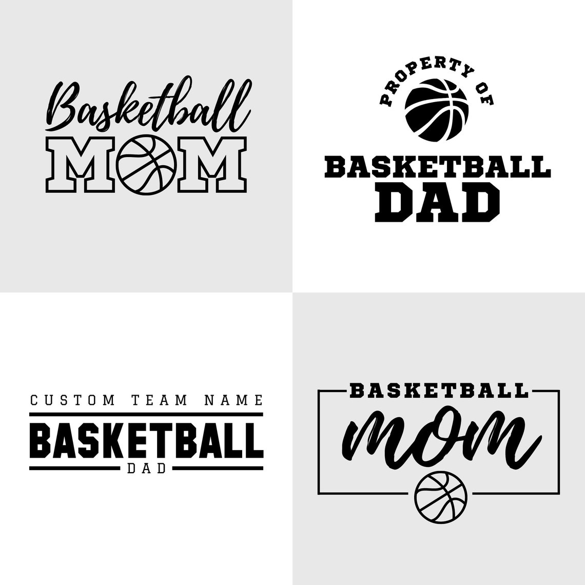 40 Premade Basketball Logo Templates for Canva Editable Logos Clean ...