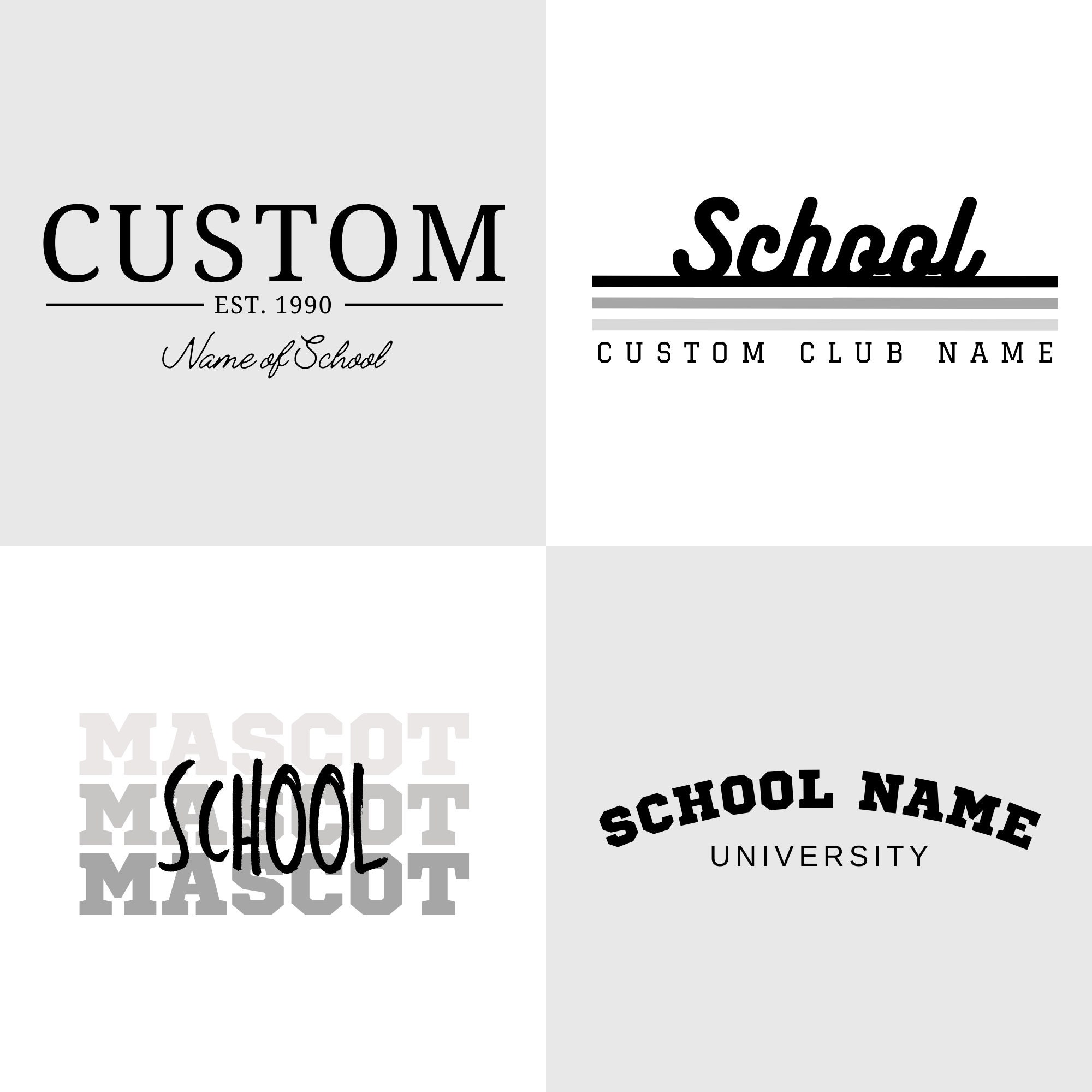 50 Custom Logo Bundle, Canva Templates, Editable Logos, Canva Logo ...