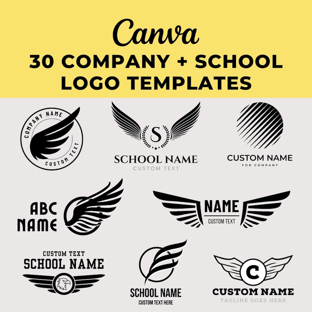 30 School Logos - Company Logos - School Uniform Logo - Business Logo ...