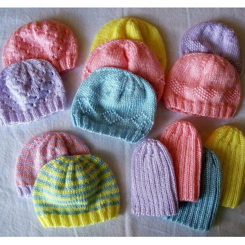Preemie Knitting Hat - Etsy UK