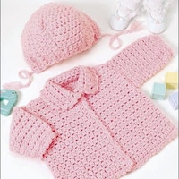 Chunky Sweater Knitting Pattern Turtleneck Jumper & Jacket Cardigan ...