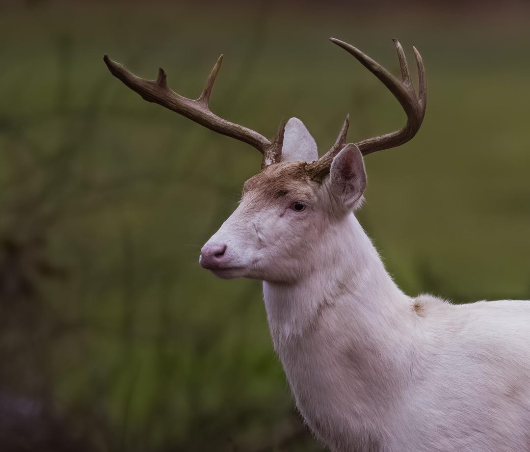 White Buck Photo, White-tailed Deer, Nature Photography, Ohio Wildlife ...