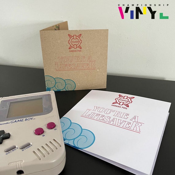 Stranger Things Inspired Thank You Card Hawkins Pool Lifeguard - Etsy ...