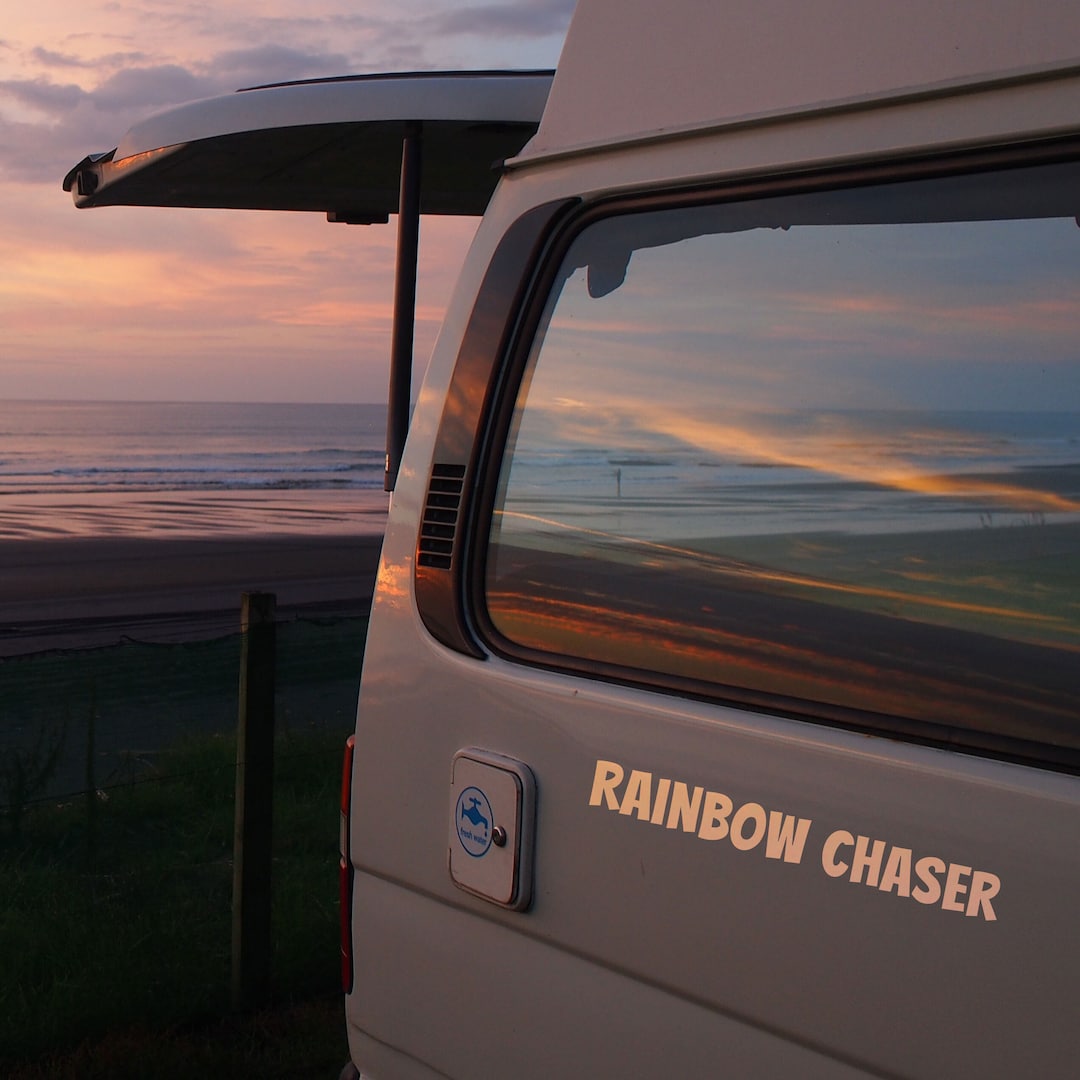 Campervan Name Vinyl Decal Sticker Multiple Font and Colour Choices ...