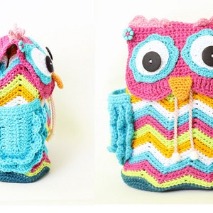 EN/DE Backpack "two Owls”, 2 Sizes, 2 Variants - Etsy