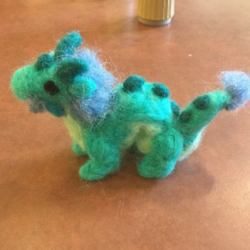 Needle Felted Dragon - Etsy