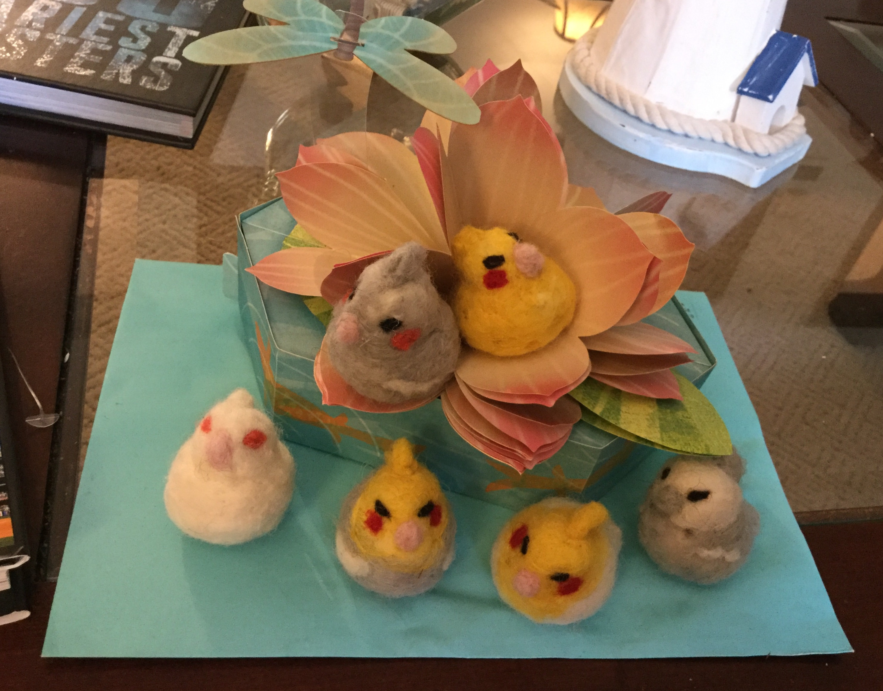 Needle Felt Cockatiels - Etsy
