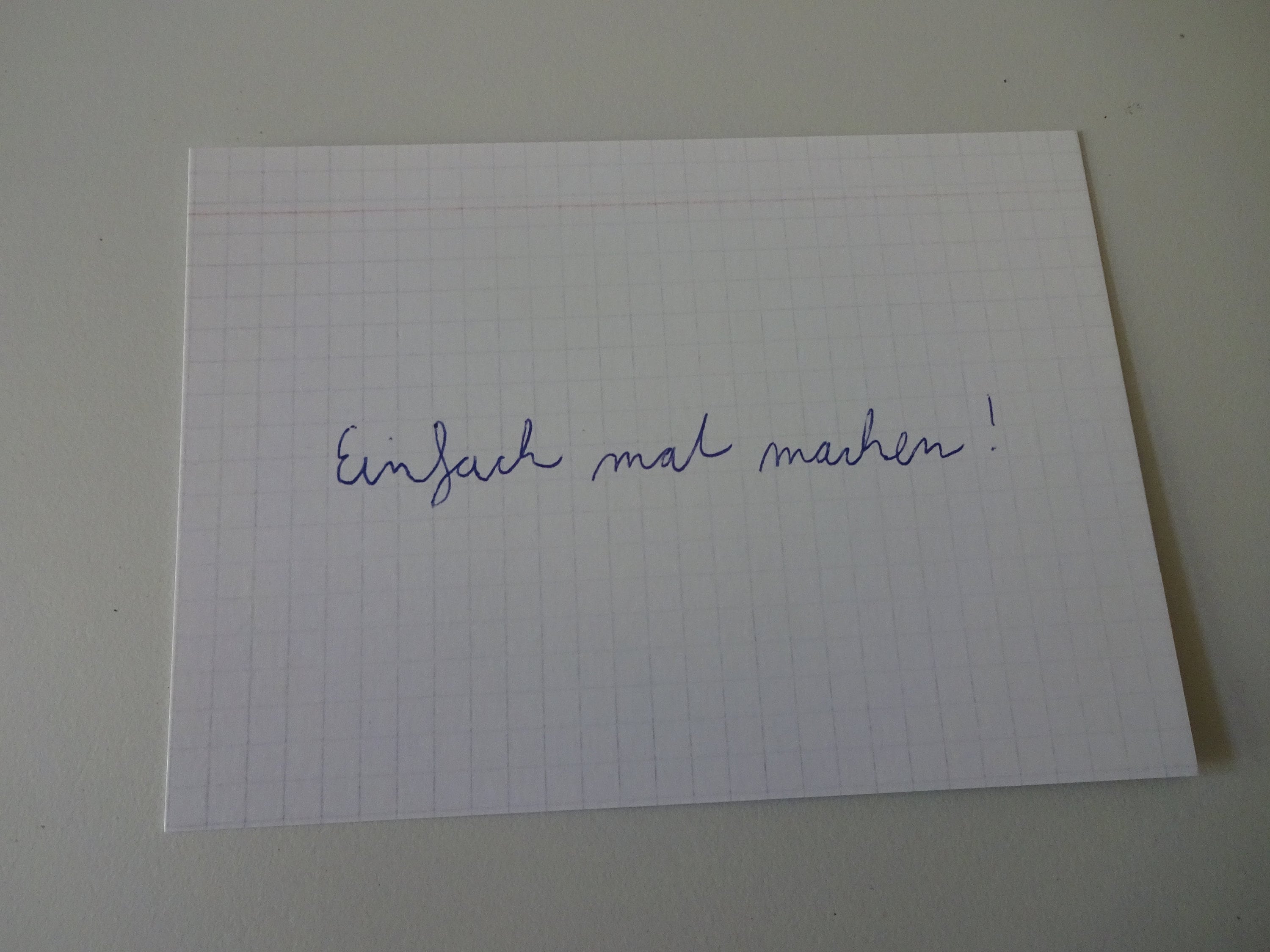 Postkarte Einfach mal machen EM18 - Etsy España