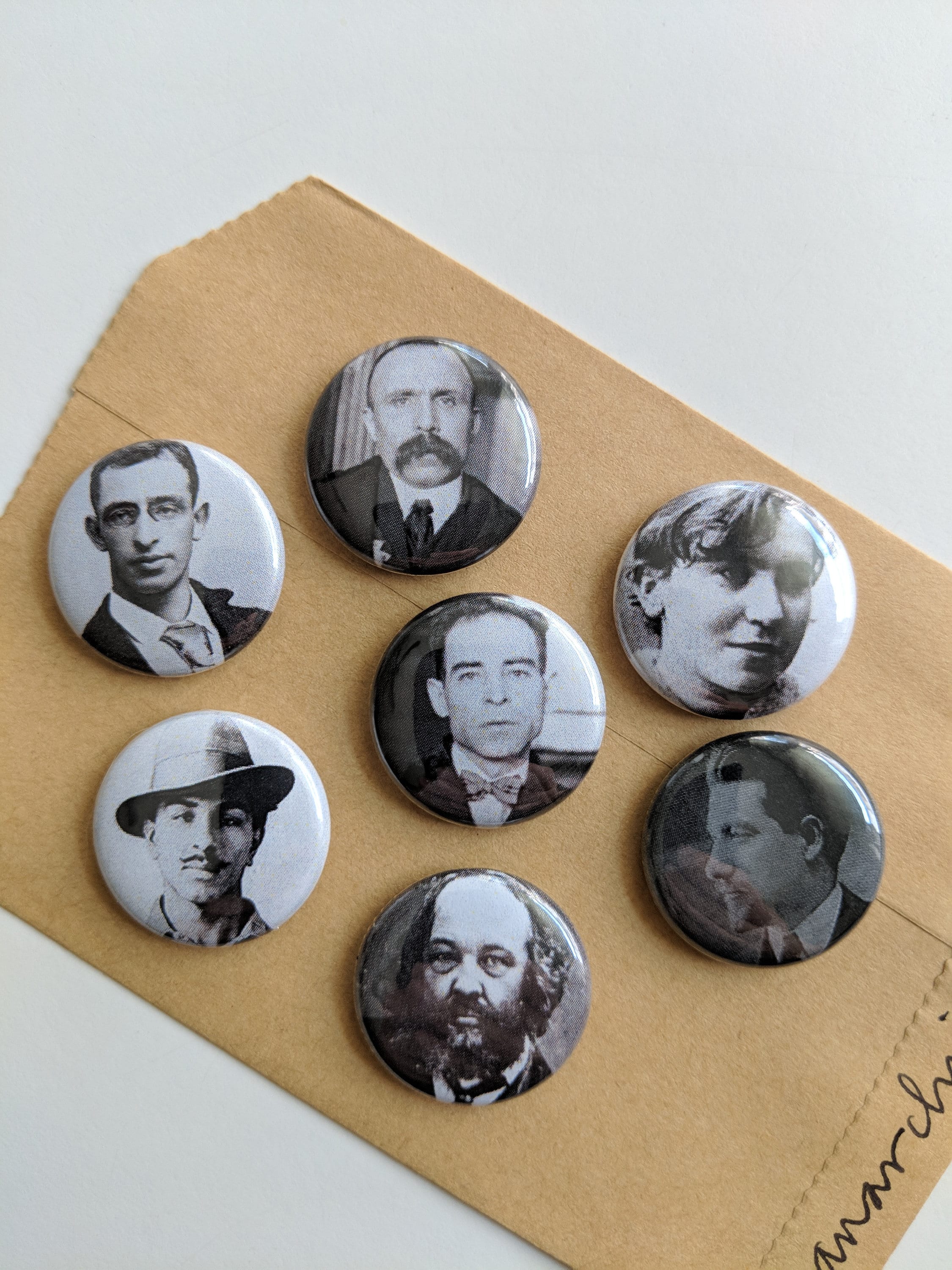 7 Famous Anarchist 1" Buttons/badges/pins - Etsy